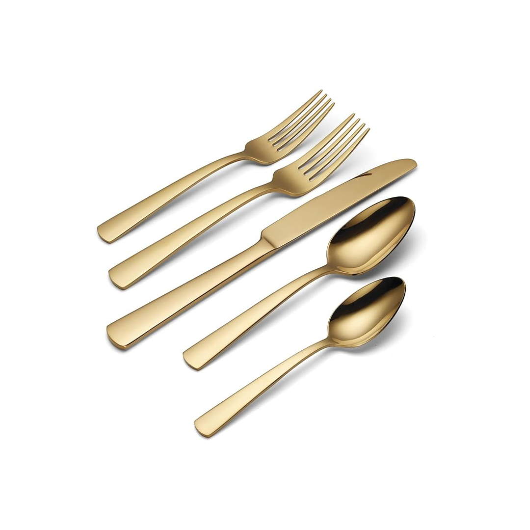 Aptitude Gold Flatware (20 Piece Set) – Toast & Table