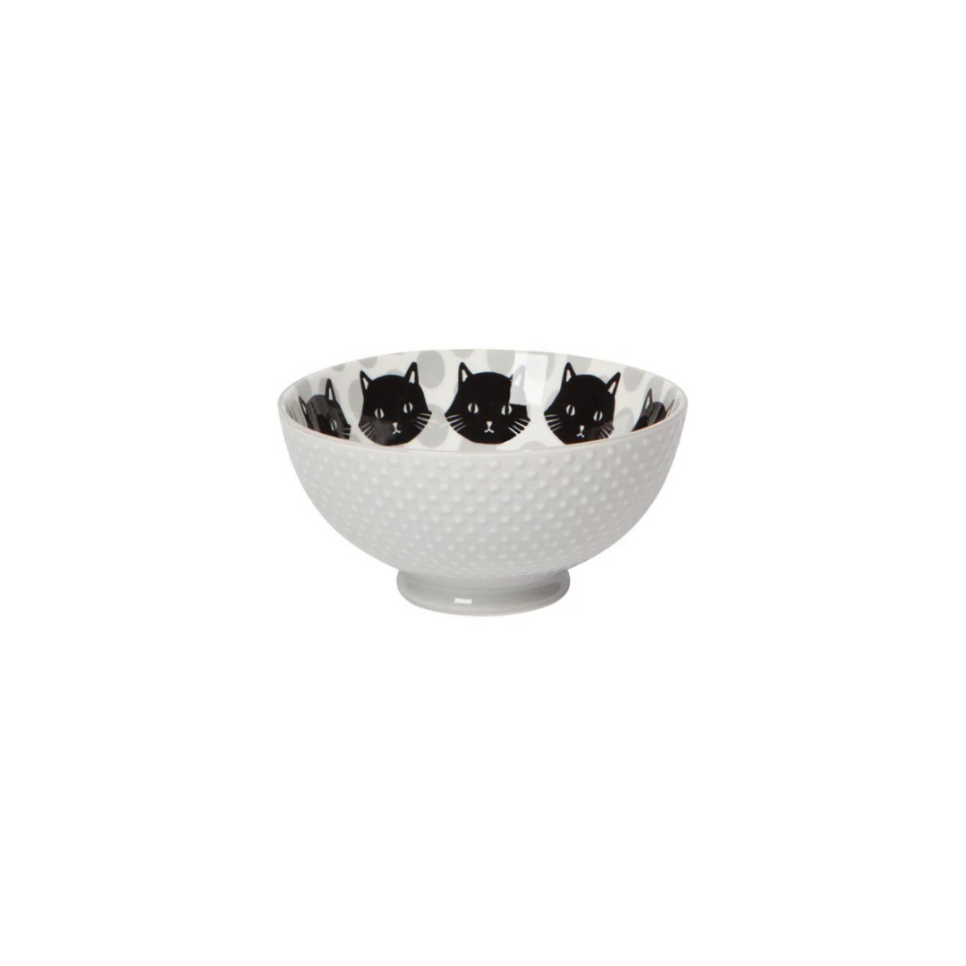 Feline Fine Bowl - Grey (6") – Toast & Table