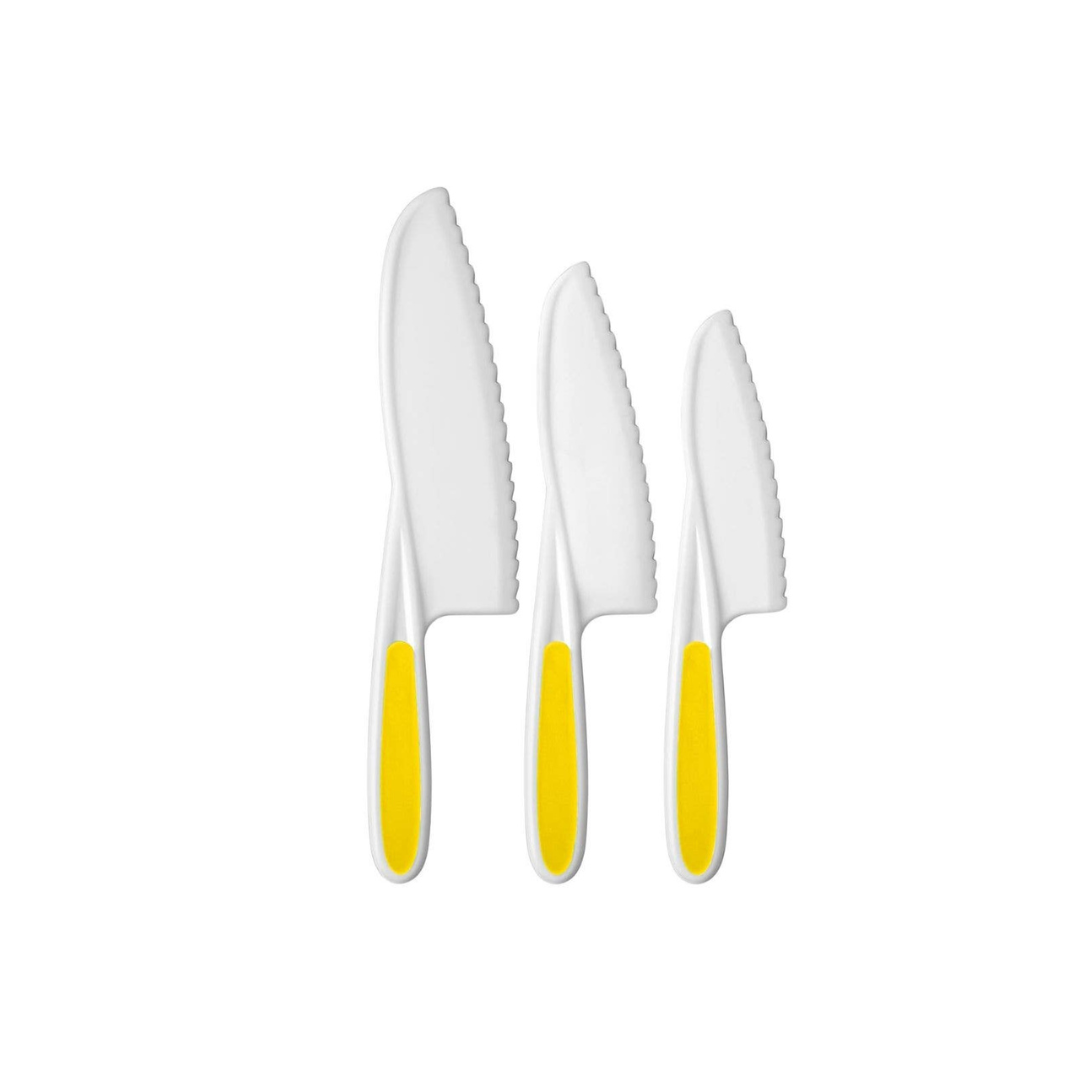 Kids Safety Knifes (3 Piece Set) – Yellow – Toast & Table